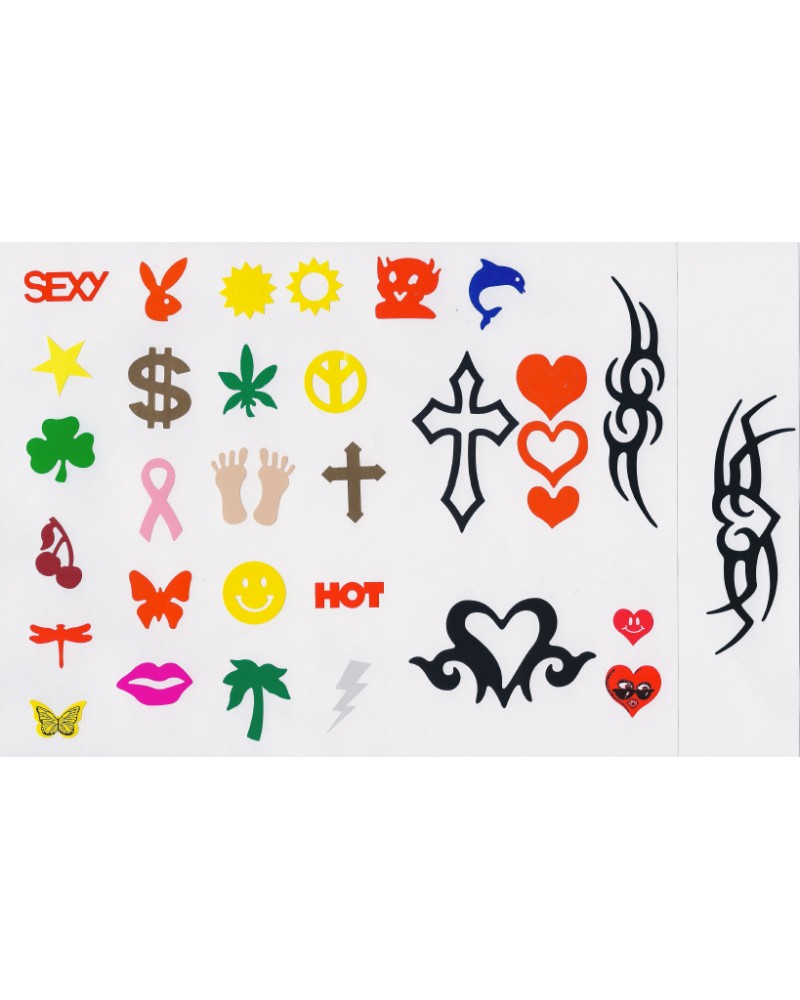 Body Sticker rolls of 1000